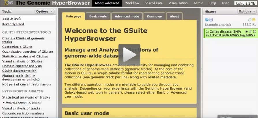 An example analysis (Celiac disease SNPs vs. DNase HSS) [3:14]